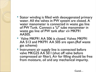 GENERATOR HYDROGEN GAS system commissioning.ppt