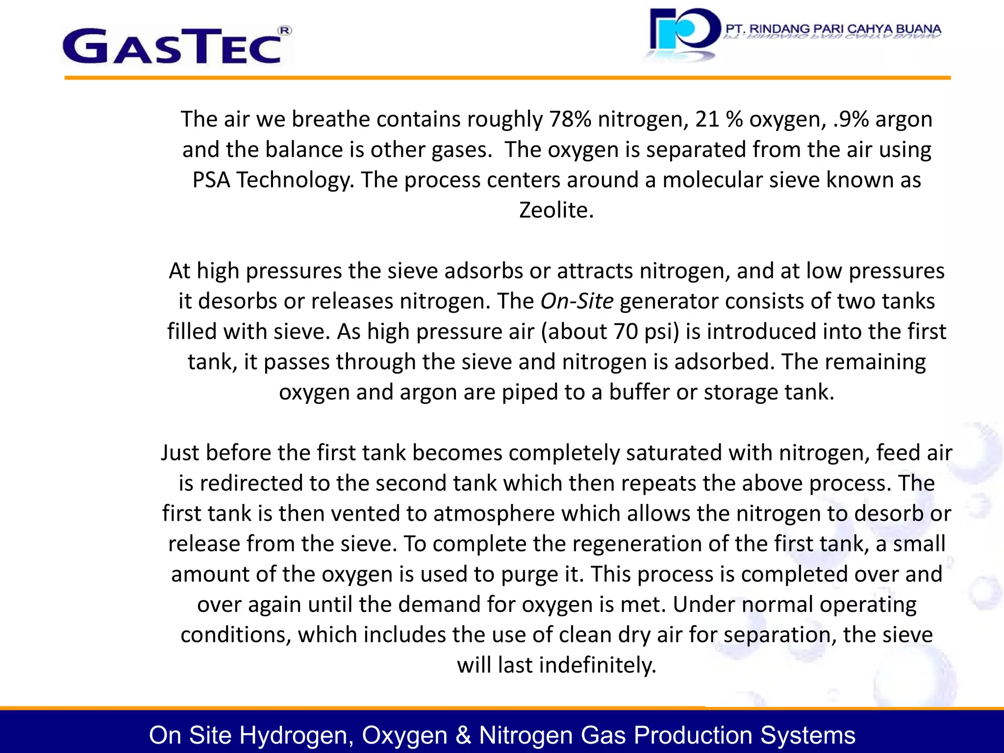 Gas tec profile o2 for rumah sakit (complete), rpcb edition | PPT ...