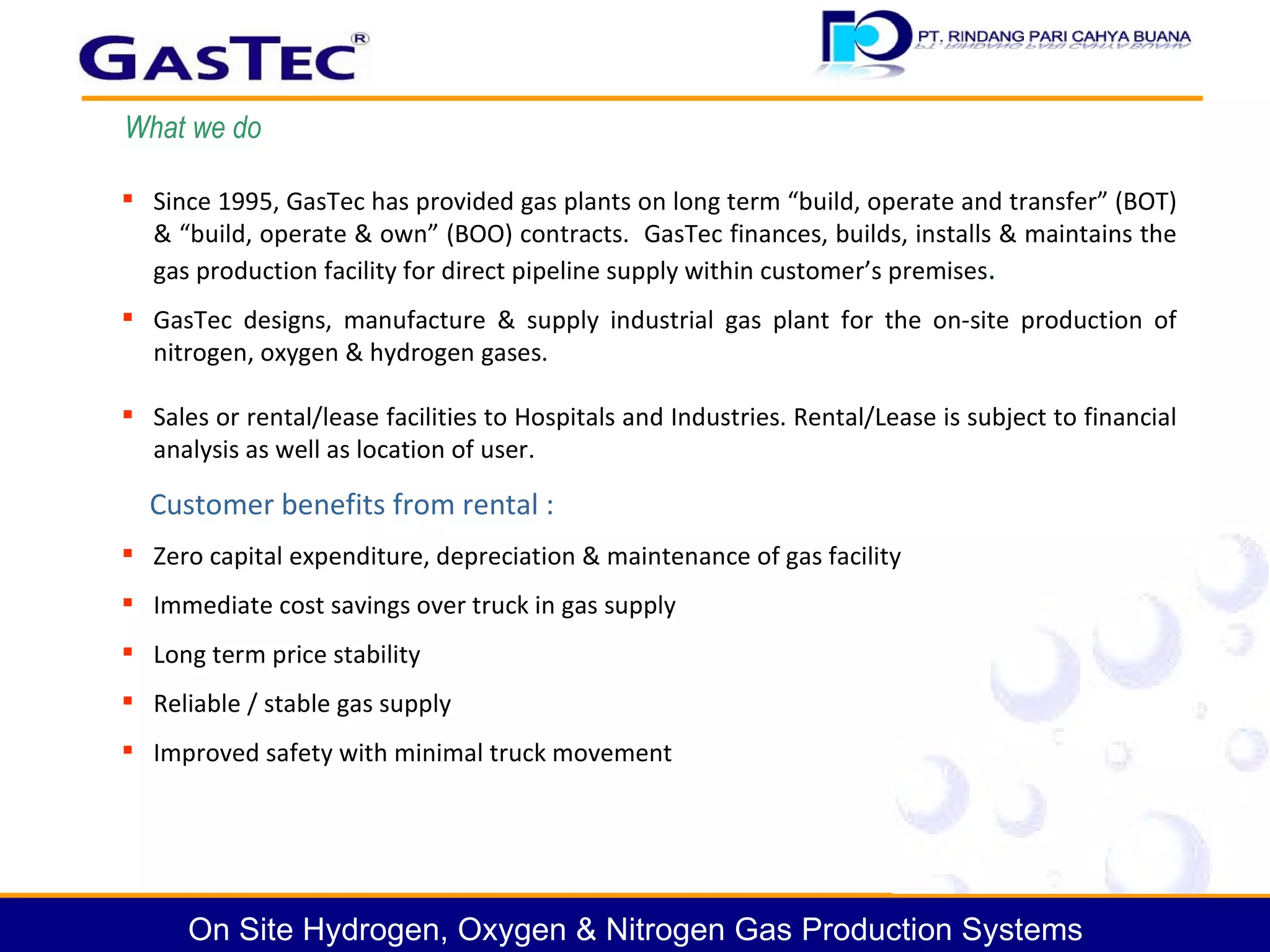 Gas tec profile o2 for rumah sakit (complete), rpcb edition | PPT ...