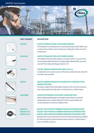 Gastec spares & accessories | PDF