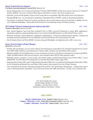Resume/CV for GASteele | DOCX