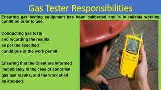 Gas Tester Training | PPTX