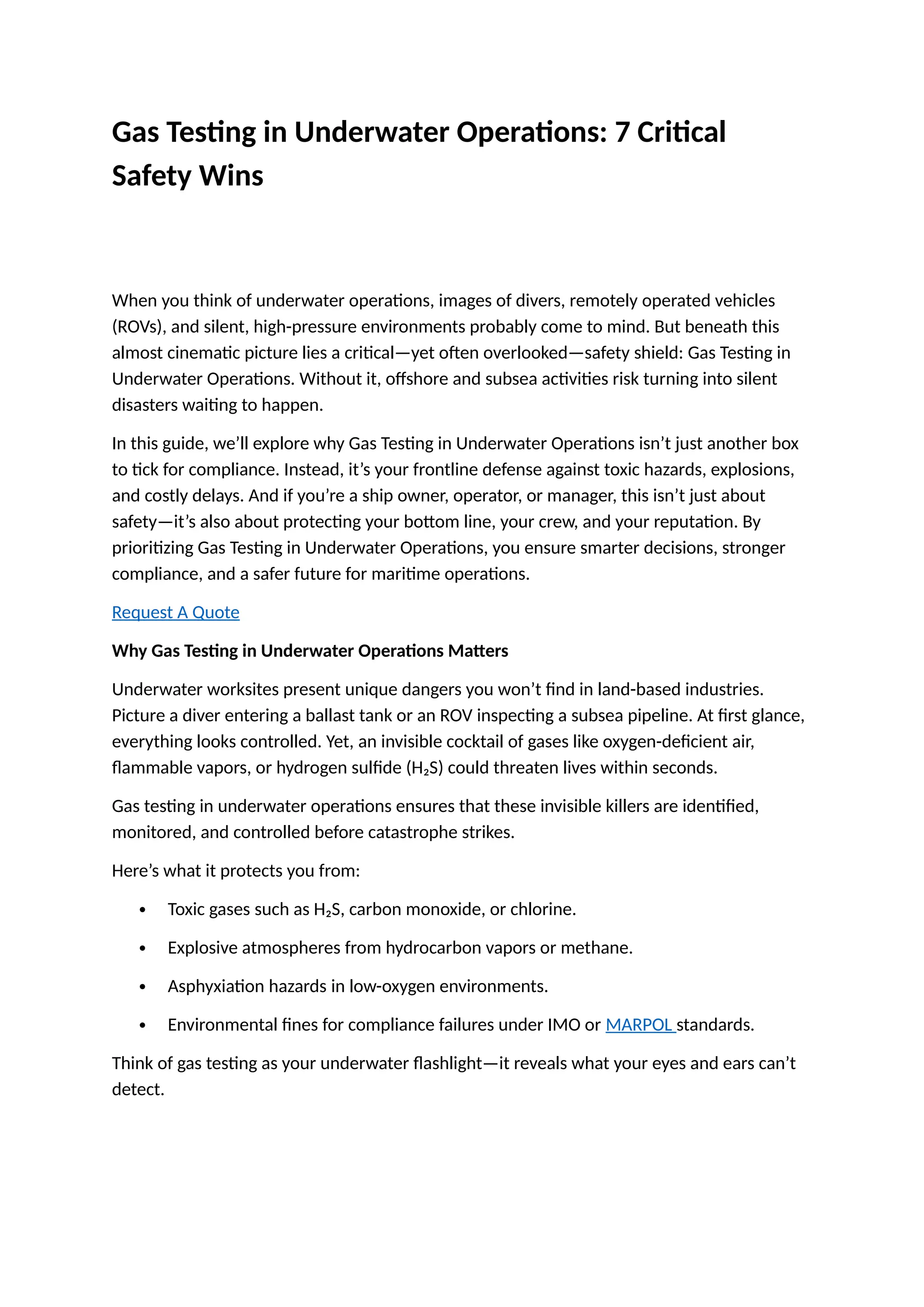 Gas Testing in Underwater Operations - Marine Super cargo.docx