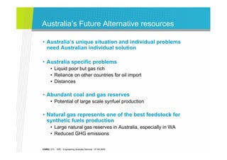 Gas To Liquids Technology By Valerie Sage | PDF