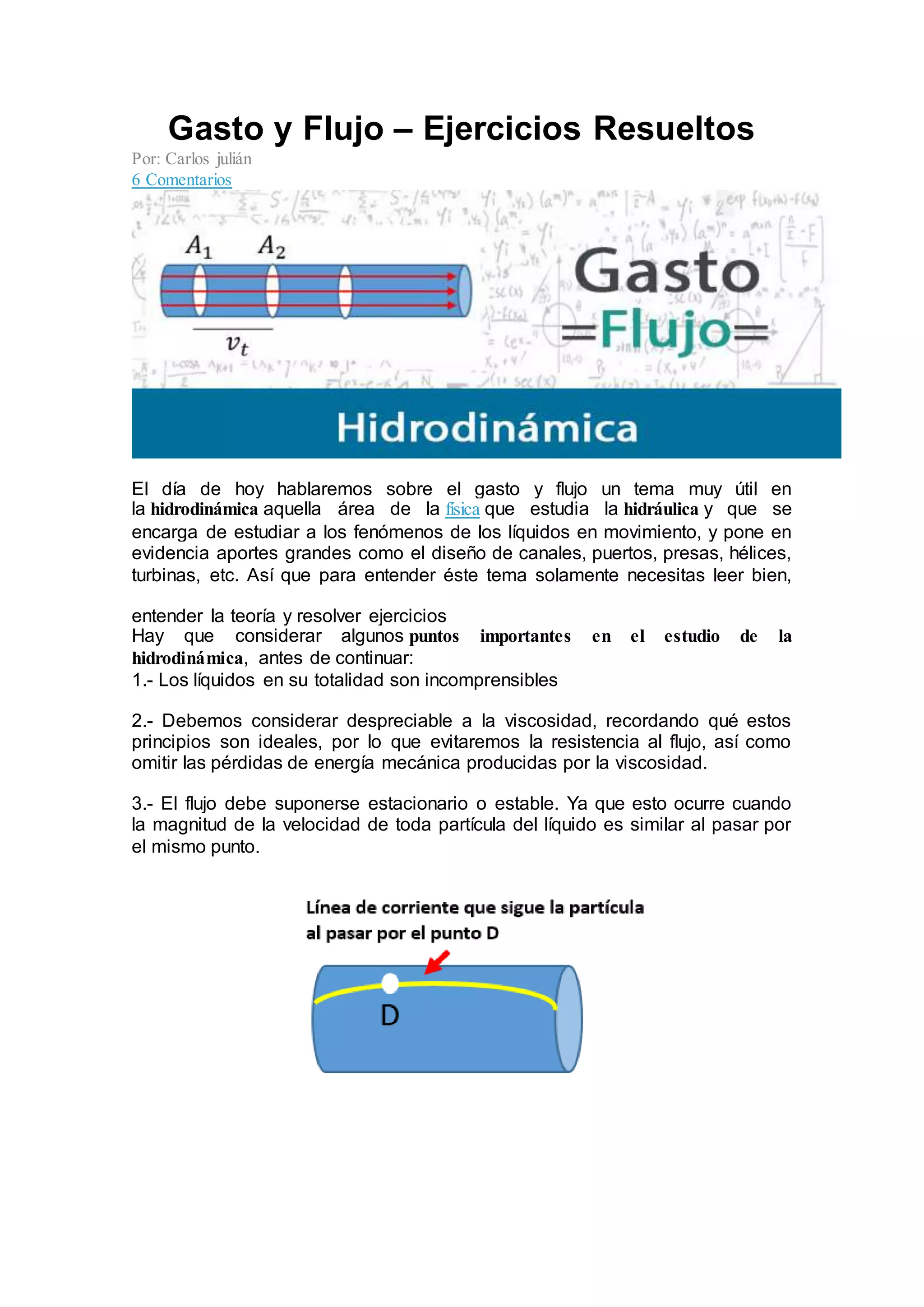 Gasto y flujo | DOCX