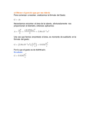 Gasto y flujo | DOCX
