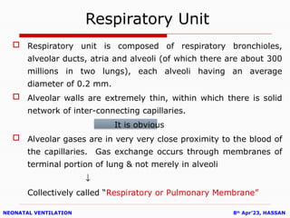GAS TRANSPORT- NEONATAL VENTILATION HASSAN-2023.pptx