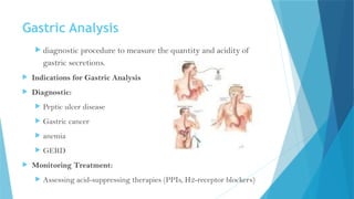 Gastric Analysis for nursing students in | PPTX