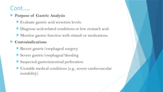 Gastric Analysis for nursing students in | PPTX