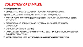 Gastric analysis | PPTX