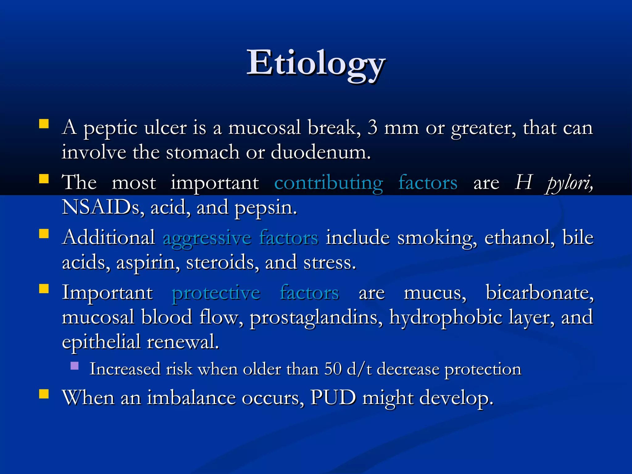 Gastric and duodenal ulcer | PPT