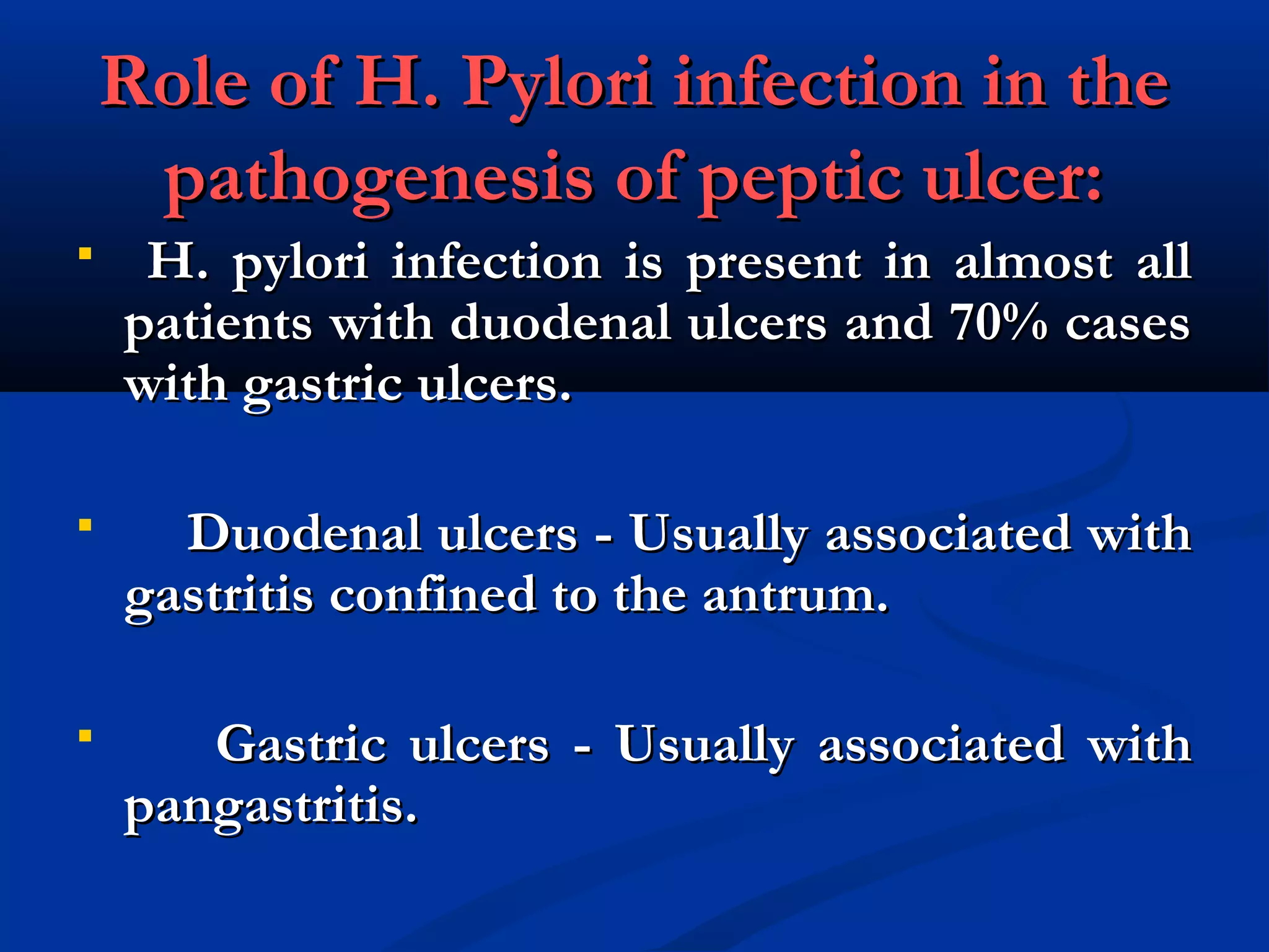Gastric and duodenal ulcer | PPT