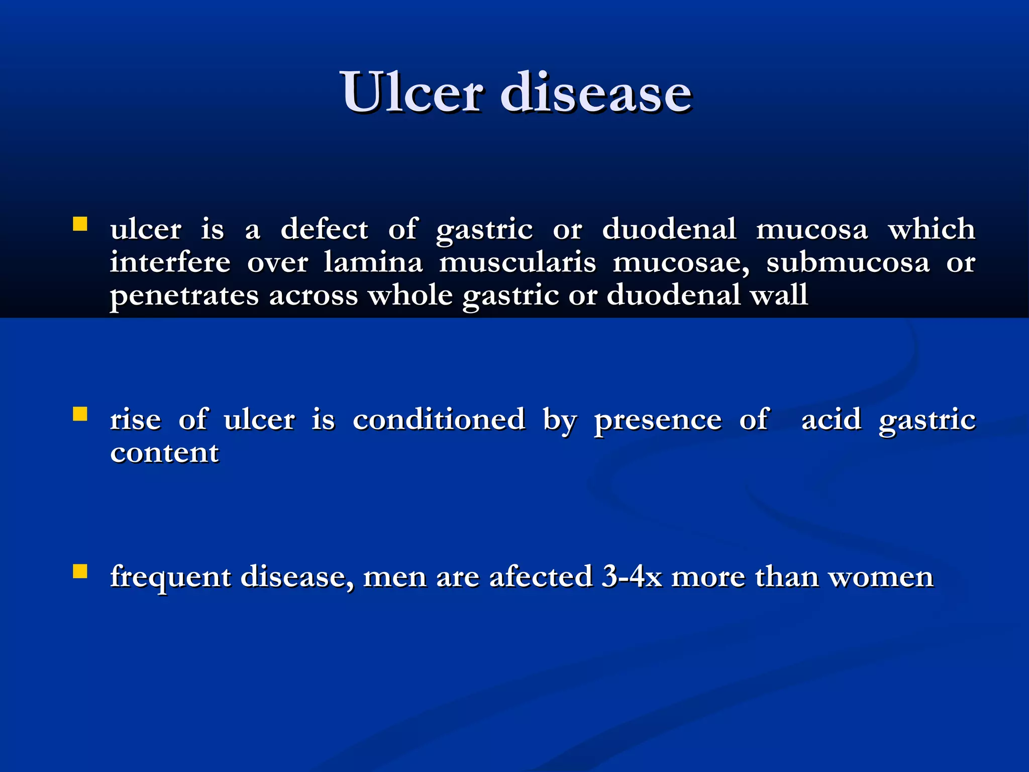 Gastric and duodenal ulcer | PPT