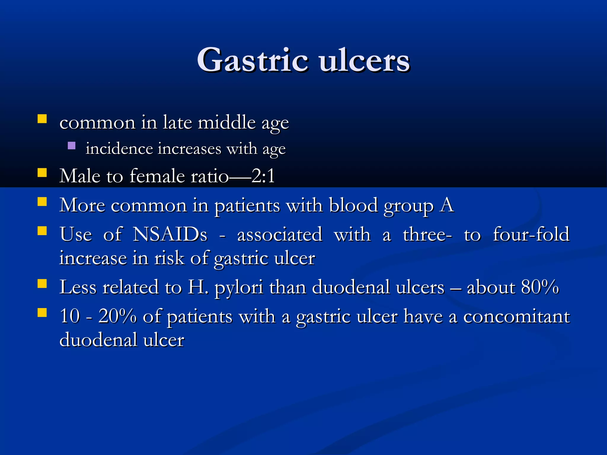 Gastric and duodenal ulcer | PPT