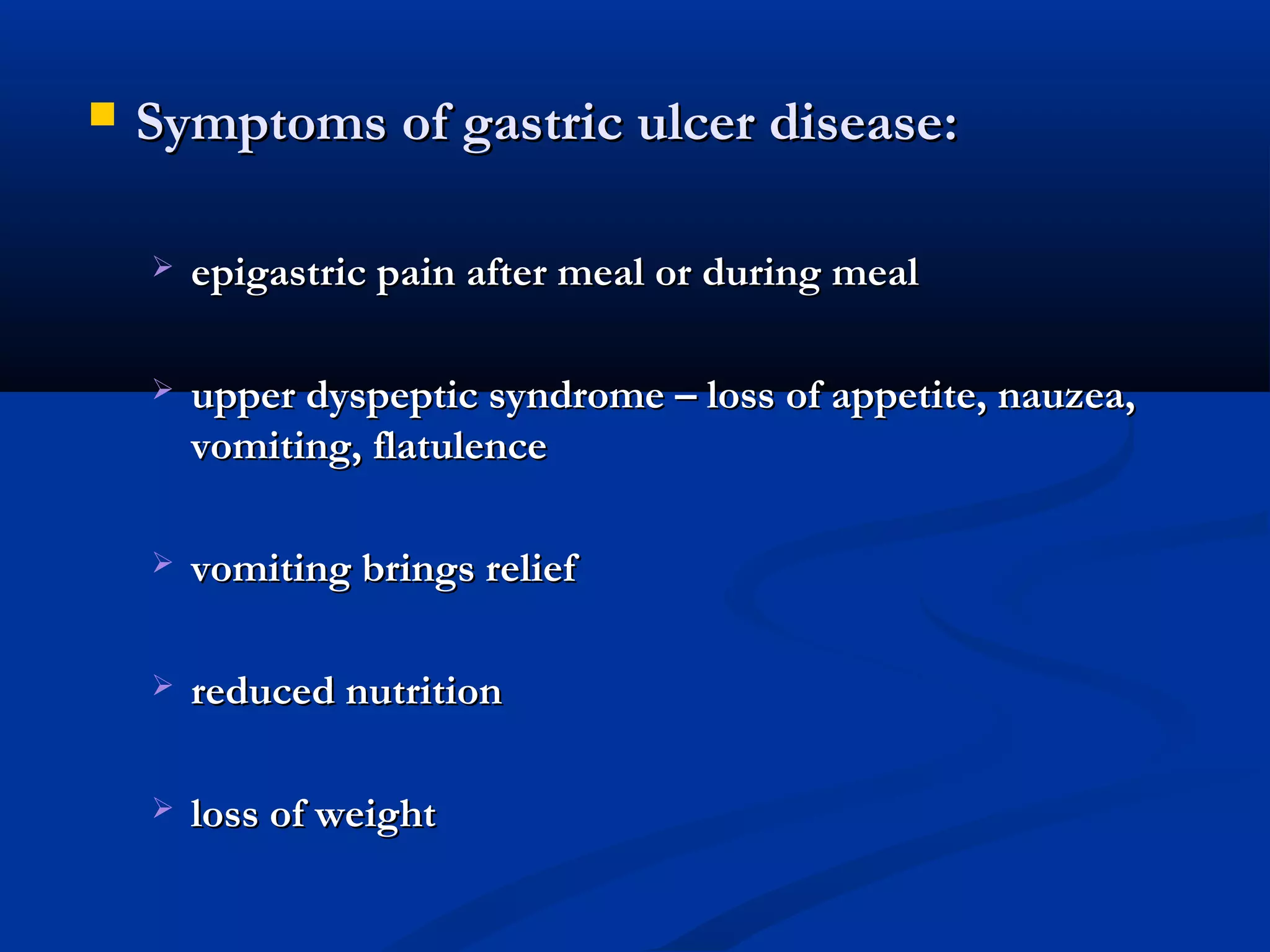 Gastric and duodenal ulcer | PPT