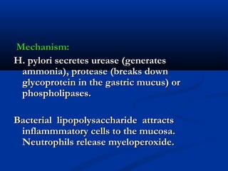 Gastric and duodenal ulcer | PPT