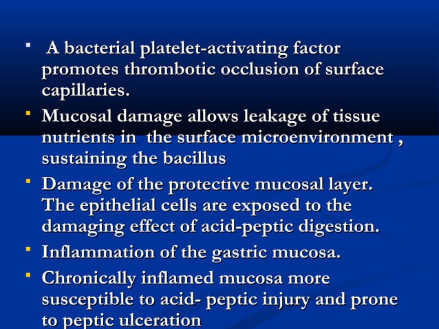 Gastric and duodenal ulcer | PPT