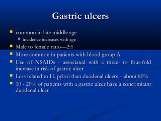 Gastric and duodenal ulcer | PPT