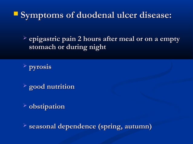 Gastric and duodenal ulcer | PPT