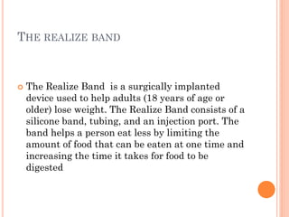 Medical device-Gastric banding- presented at Humber-By Shally bhardwaj ...