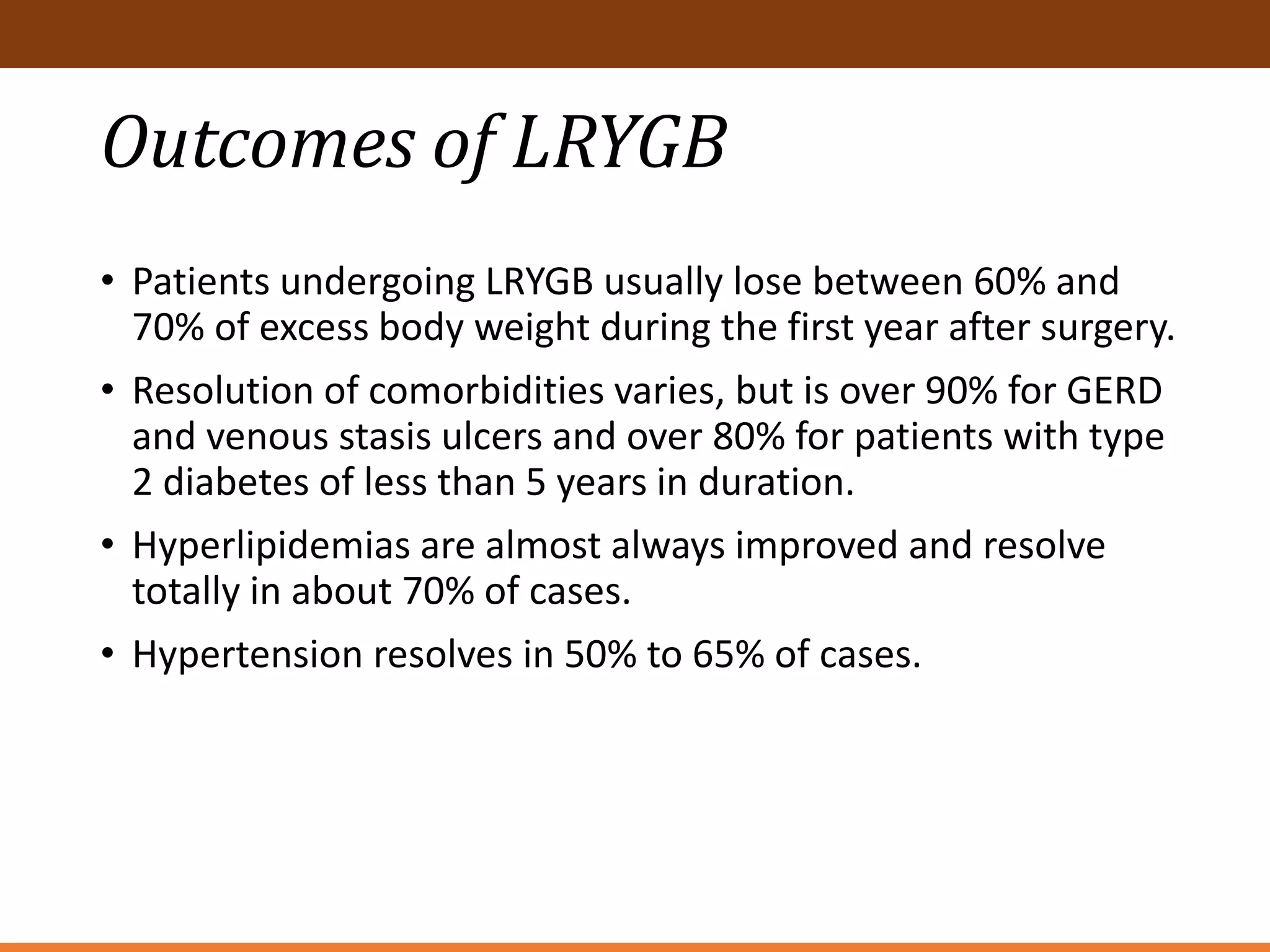Gastric bypass complications | PPTX