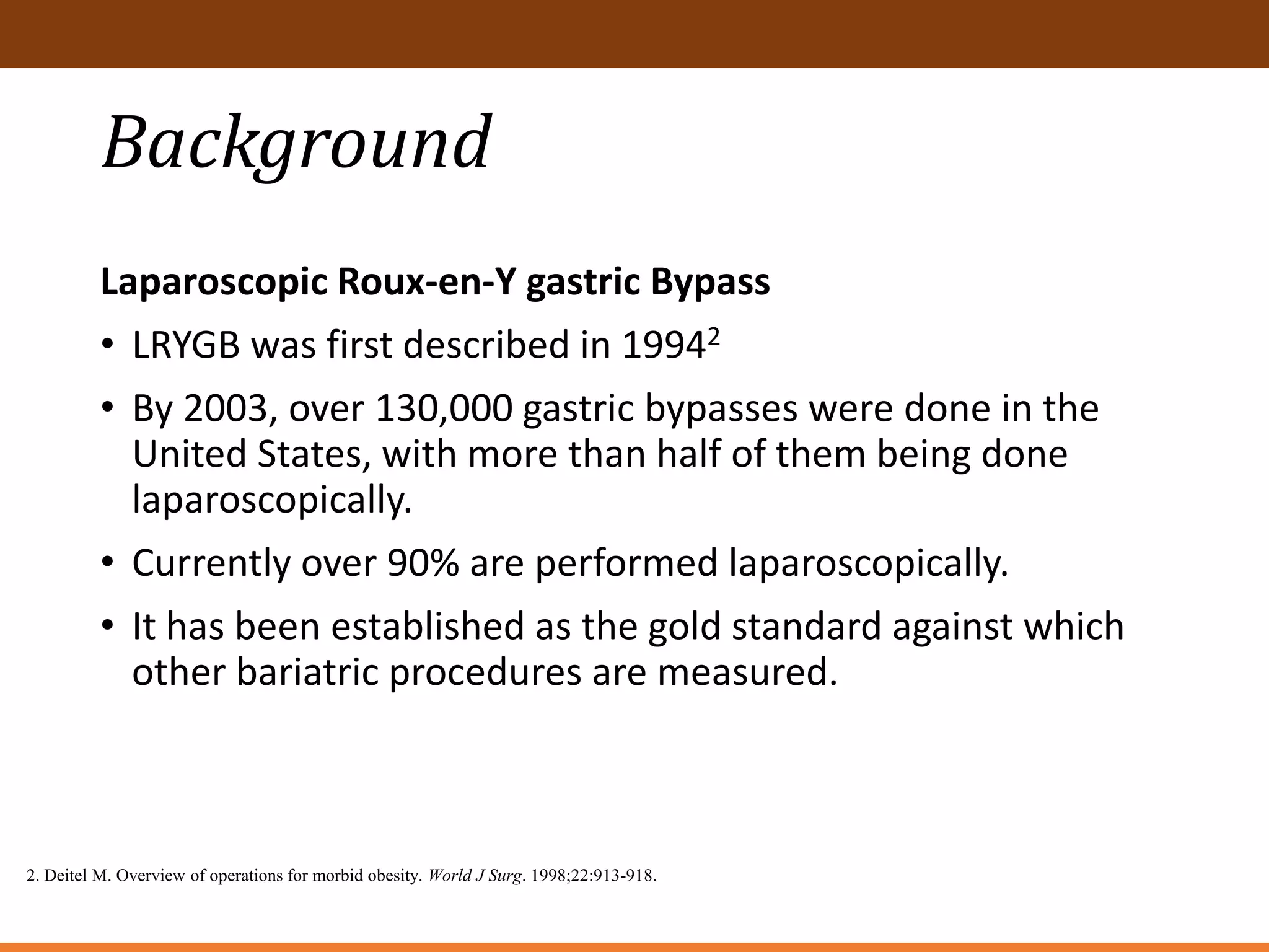 Gastric bypass complications | PPTX