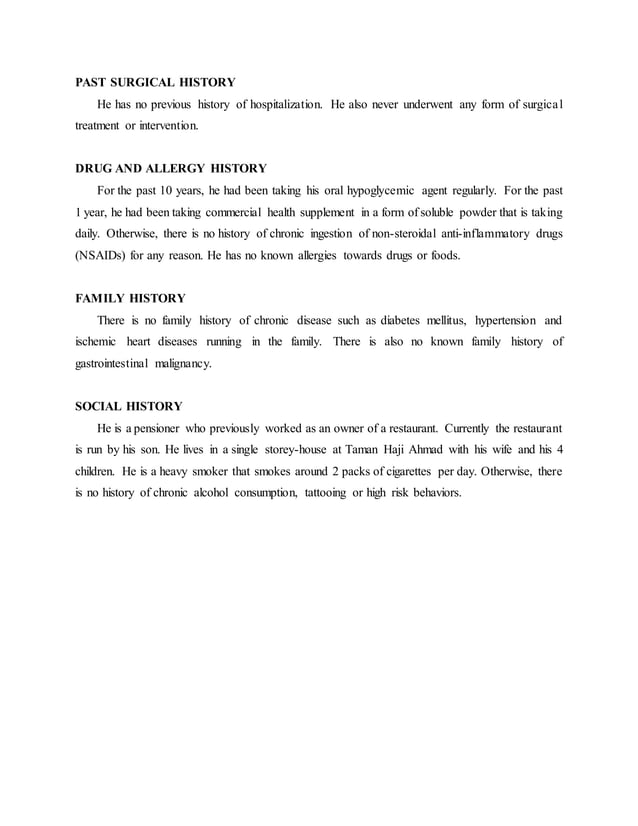 Case Write Up Surgical Gastric Carcinoma | DOCX