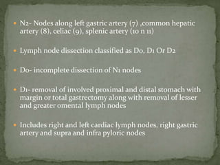 Gastric cancer management | PPTX
