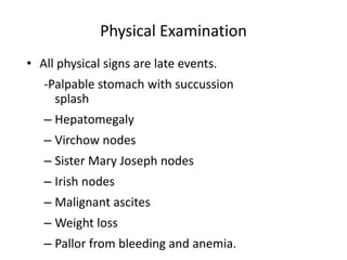 Gastric cancer | PPTX