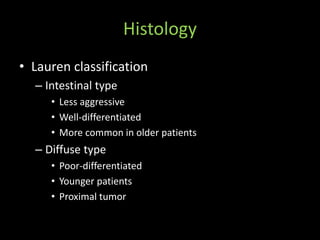 Gastric cancer | PPTX