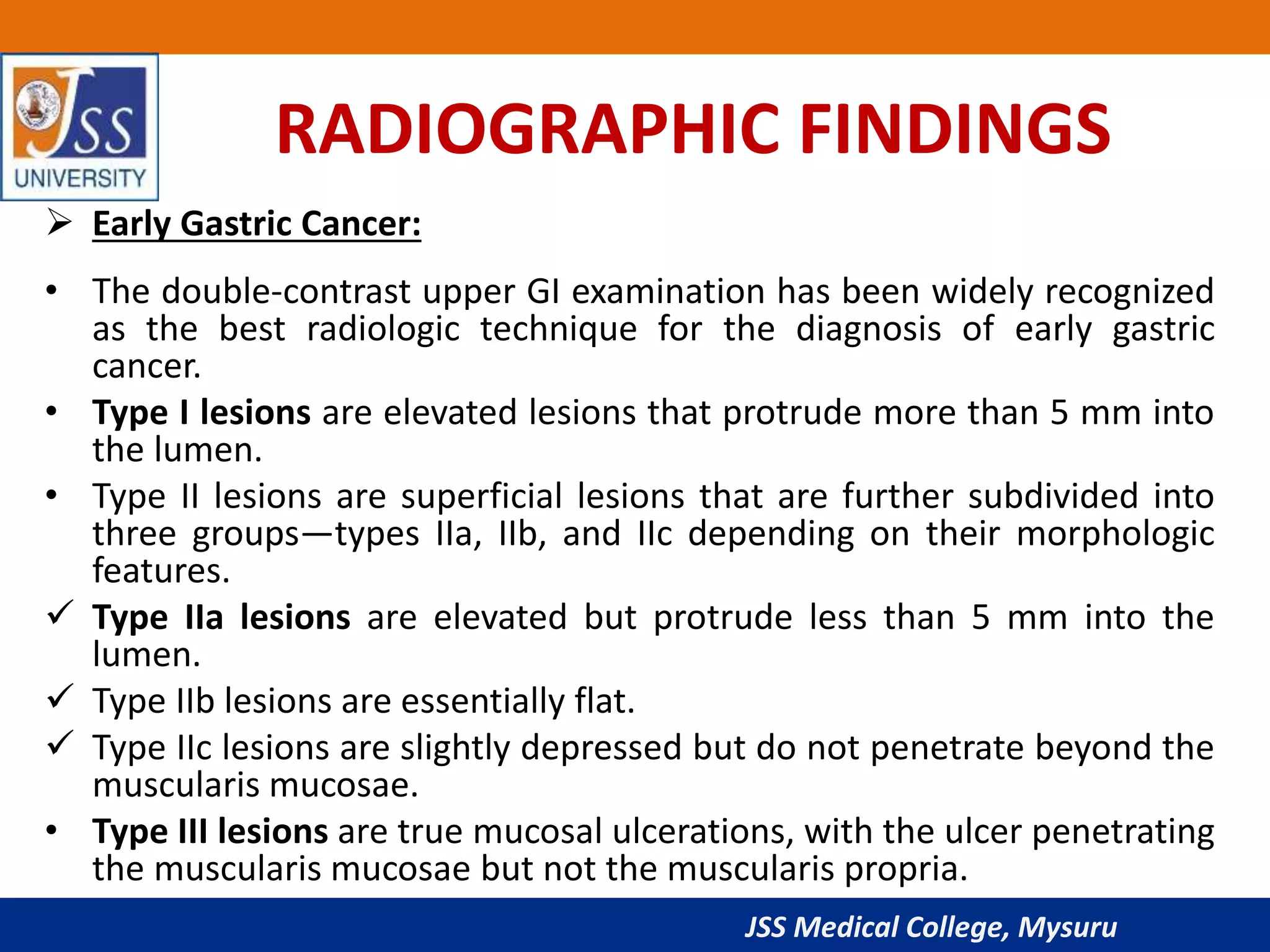 Gastric carcinoma radiology ppt | PPTX