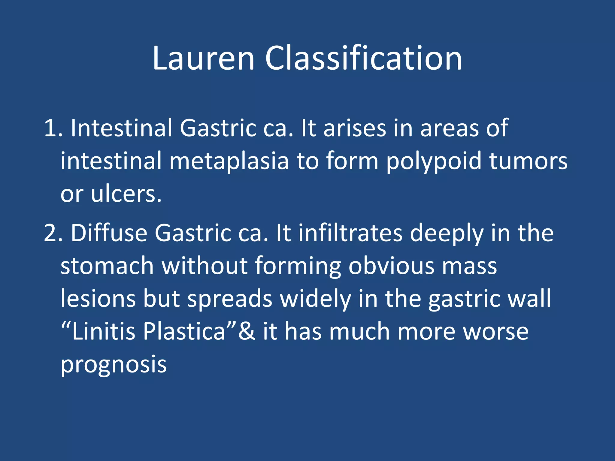 Gastric carcinoma | PPTX