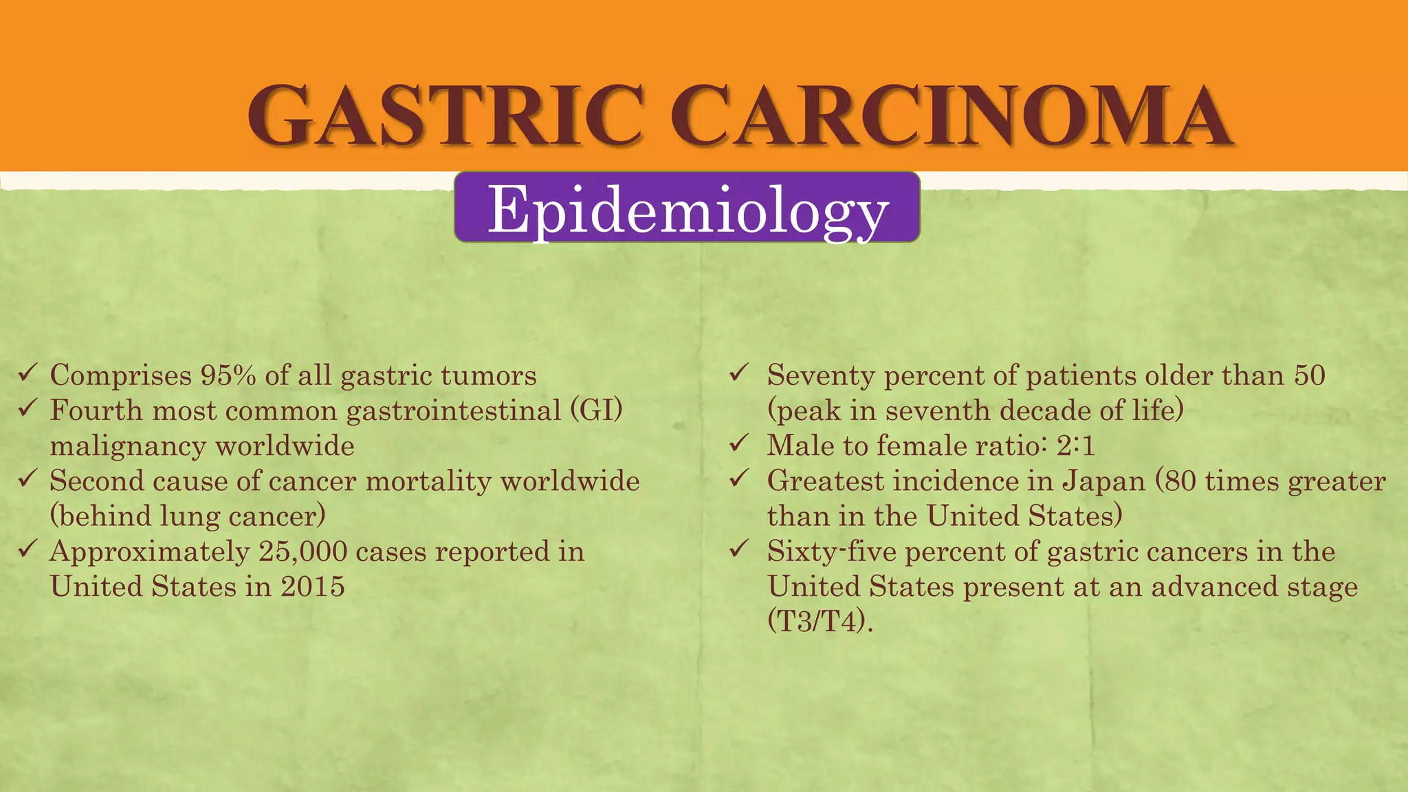 GASTRIC CARCINOMA- EPIGASTRIC LUMPS- Abdominal Lumps.pptx