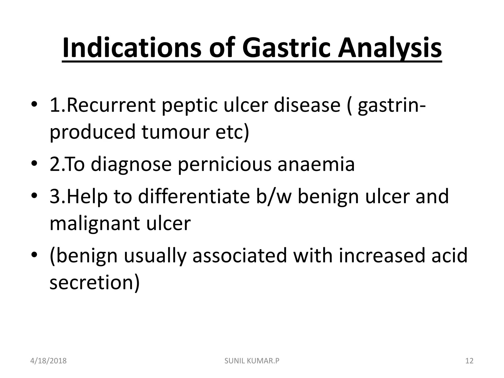 Gastric contents examination | PPTX