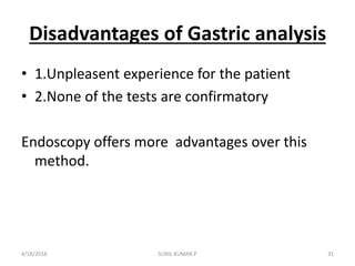 Gastric contents examination | PPTX