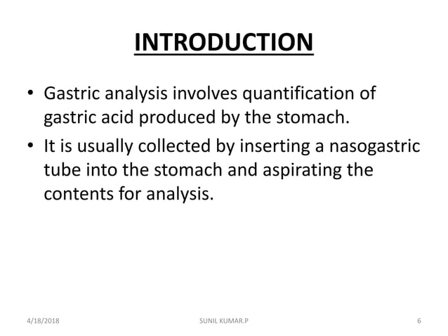 Gastric contents examination | PPTX | Ear, Nose and Throat Conditions ...