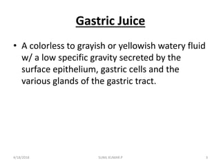 Gastric Juice