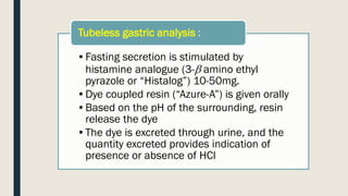 Gastric function test 2 | PDF