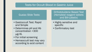 Gastric function test 2 | PDF