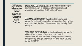 Gastric function test 2 | PDF