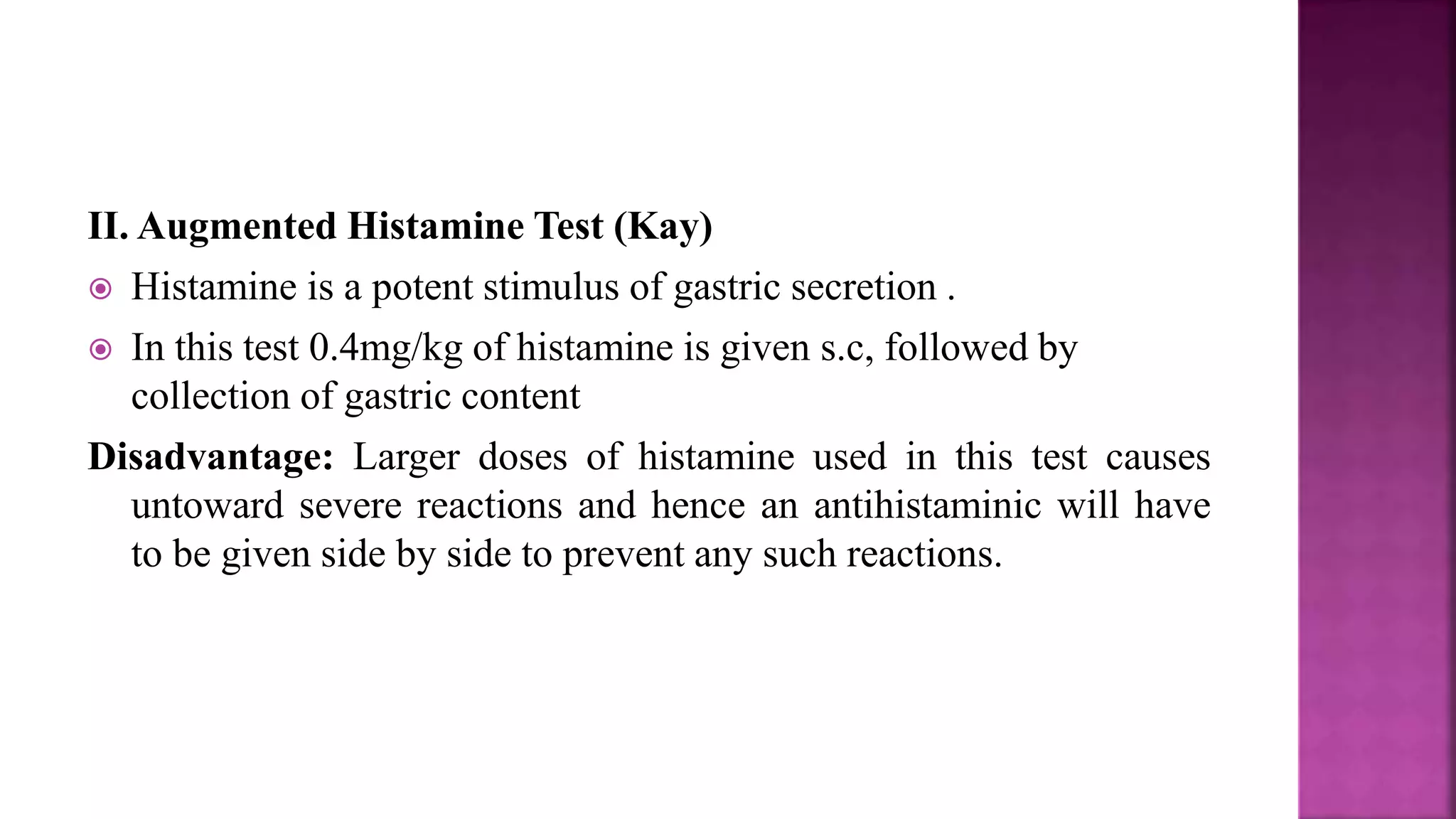 Gastric function test | PPTX
