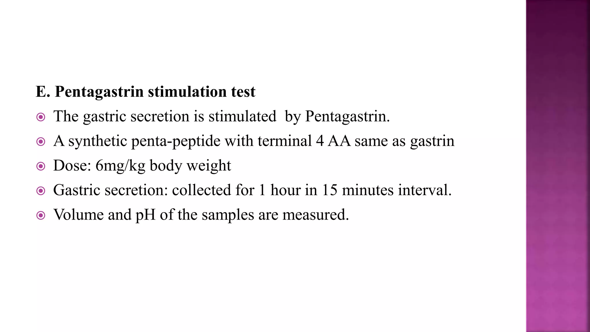 Gastric function test | PPTX