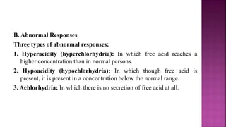 Gastric function test | PPTX