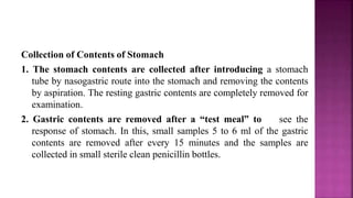 Gastric function test | PPTX