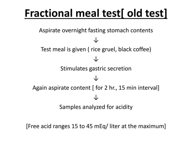 Gastric function test | PDF | Endocrine and Metabolic Diseases ...