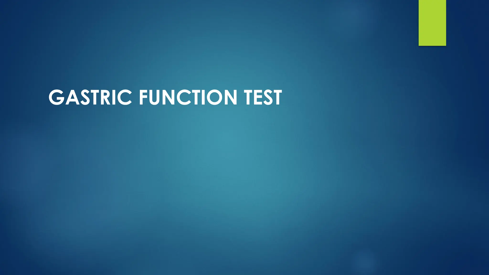 Gastric function tests with their indications and contraindications and ...