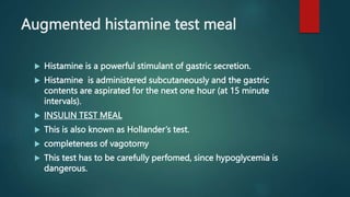 GASTRIC FUNCTION TESTS FOR WELLBEING GOOD HEALTH | PPTX