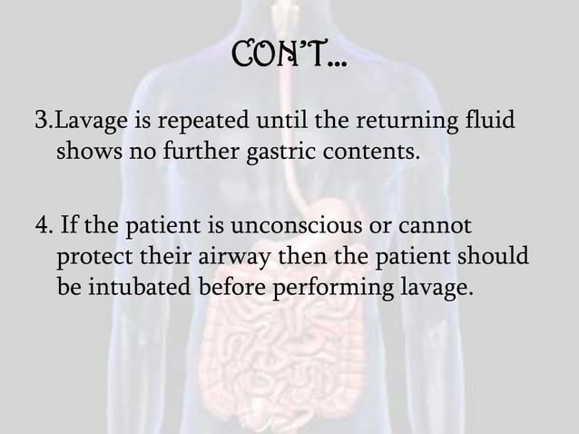 Gastric lavage | PPTX | Lung and Respiratory Health | Diseases and ...