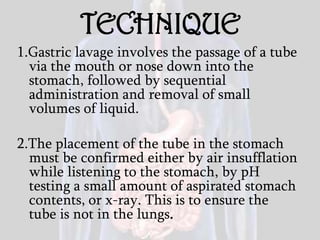 Gastric lavage | PPT