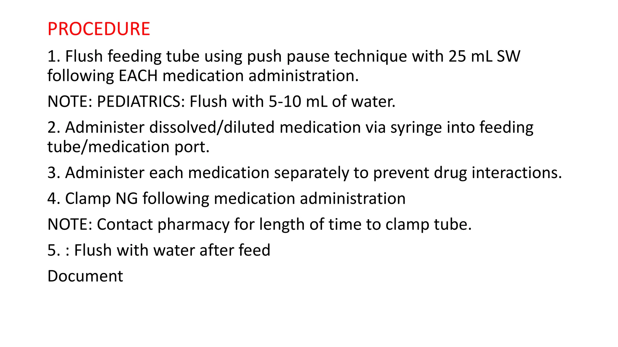 Gastric lavage. For medical students personal | PPTX